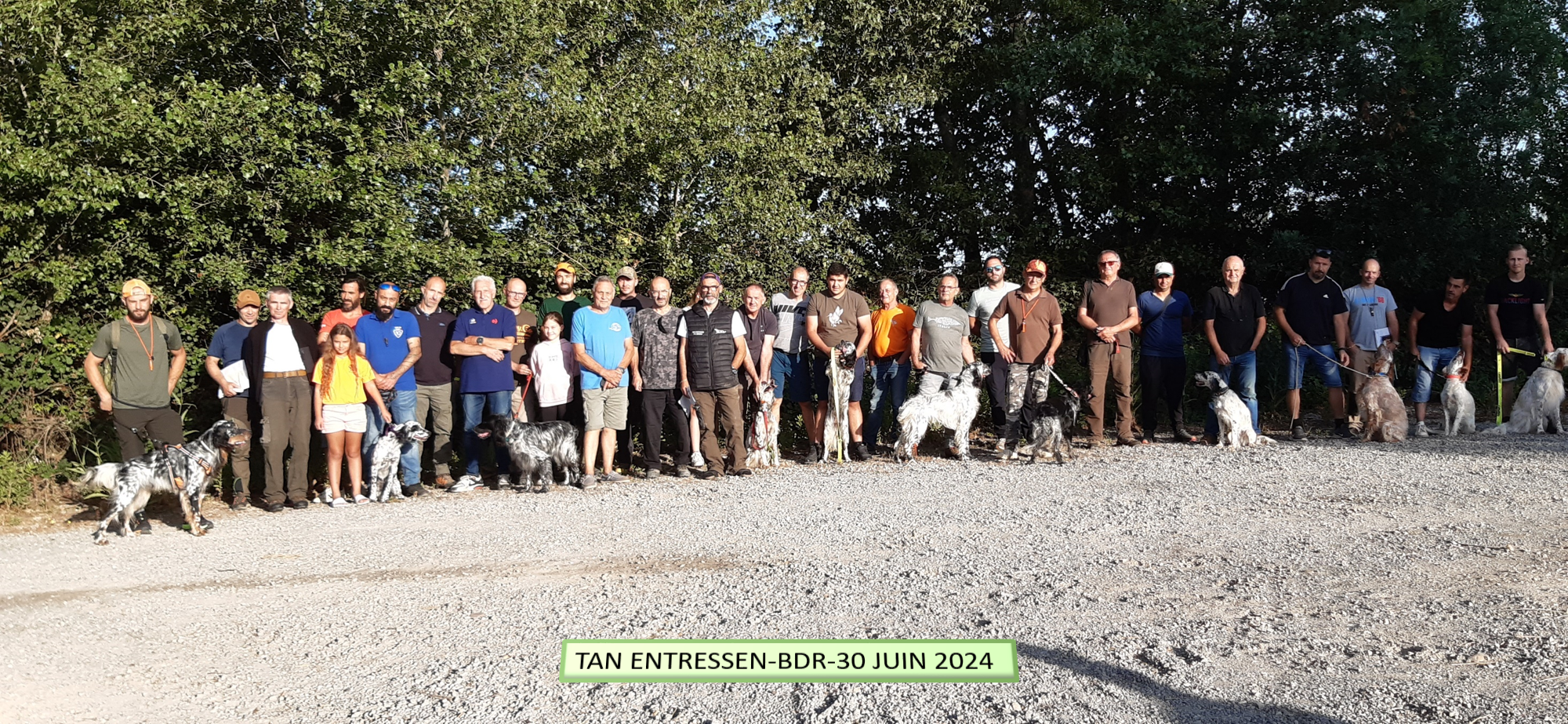 Résultats du TAN d'Entressen (13) du 30/06/2024 - Club du Setter Anglais
