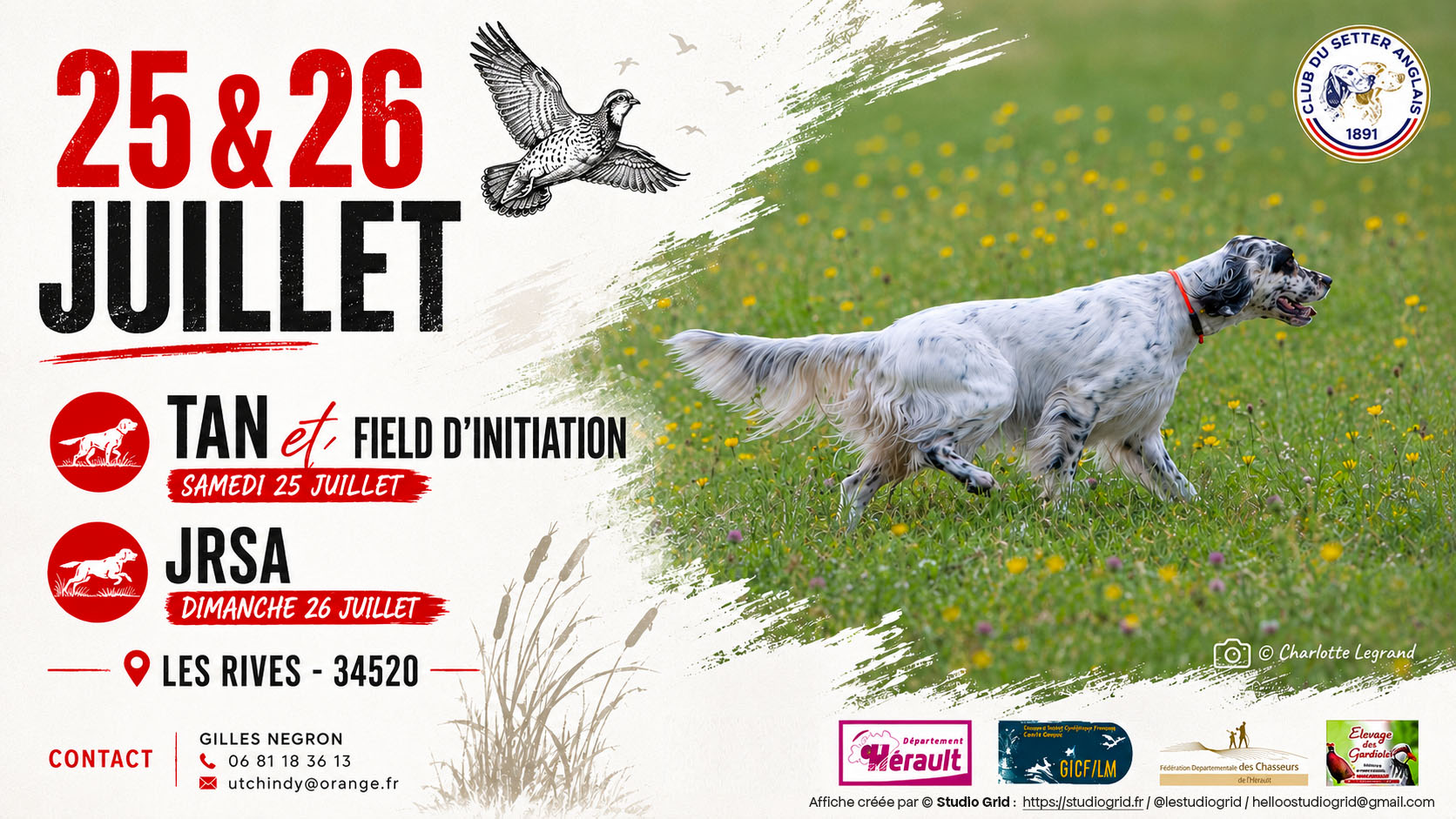 Les Rives (34) : TAN, field d'initiation et JRSA les 25 & 26 juillet ...